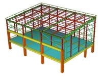 China Lightweight Prefab Steel Framed Agricultural Buildings Metal Cattle Shed CE Approval for sale