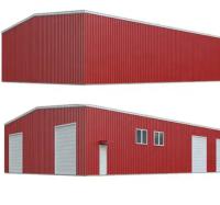 China Contemporary Prefab Steel Structure Workshop Factory Roll Up Door Type for sale