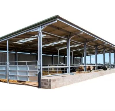 China Weather Proof Steel Framed Agricultural Buildings With Eps Sandwich Wall Panel for sale