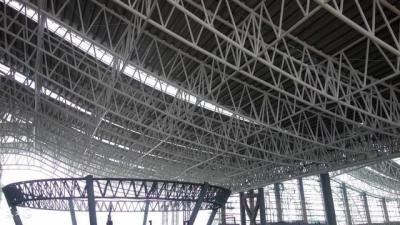 China Large Span Antirust  Prefab Metal Gym Buildings Multistory Steel Structure For School for sale