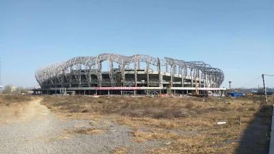 China Customized Prefabricated Steel Building Gym Arched Stadium For Sport Rustproof for sale
