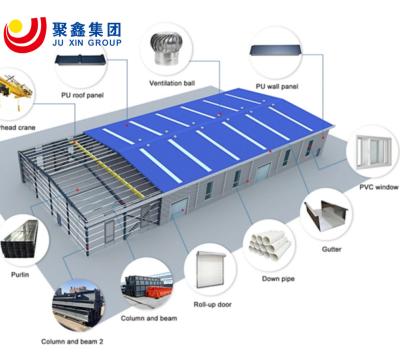 China Light Frame Customizable Steel Structure Workshop Prefab House Garage Kits for sale