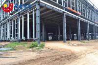 China Thailiand / Turkey Steel Strucure Prefabricated Worskhop Building For Painting Plant Prefabricated Building for sale