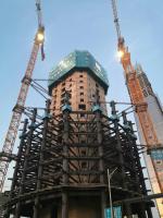 China Large Span Durable Fast Build Prefab Prefabricated Heavy Steel Structure High Rise Building With ISO9001 for sale