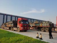 China 36 Meters Large Clear Span 46 Eave Height Rockwool Composition Wall Panel Steel Structure Workshop To USA America for sale