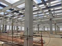 China EN1090 Europe Warehouse Outdoor Steel Frame Building Metal Building Prefabricated Prefab Warehouse With CE ISO for sale