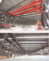 China Wind Resistance Strong Multi-storey Steel Structure Warehouse with Crane Beam for sale