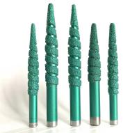 China Super Diamond vacuum brazed  Bits for Hard Granite Stone Engraving for sale