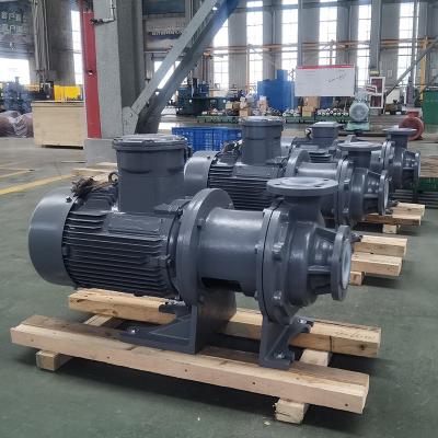 China Lined Mag Drive Centrifugal Pump For C6H5COOH for sale