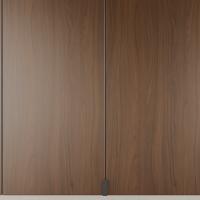 China White Walnut Wood Grain Decor Paper for Door & Furniture Decoration for sale