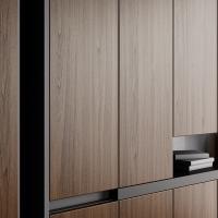 China Synchronized Walnut Wood Grain Decor Paper for HPL and Laminate for sale