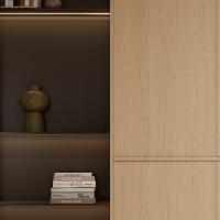 China Synchronized Willow Grain Decor Paper for Wood Lamination and Furniture for sale