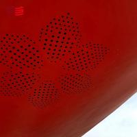 China Customizable Outdoor Metal Pavilion for City Park Public Art Sculpture Shade Look for sale