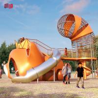 China Stainless Steel Red Panda Style Outdoor Amusement Facilities for Park Square Fun Time for sale