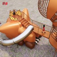 China Stainless Steel Red Panda Style Outdoor Amusement Facilities for Park Square Fun Time for sale