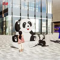 China Parent-Child Interactive Installation for Metal Outdoor Sculpture in Commercial Square for sale
