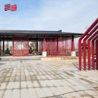 China Die Casting Technique Stainless Steel Outdoor Sculpture Pavilion for Chinese Style Art for sale