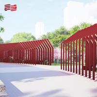 China Die Casting Technique Stainless Steel Outdoor Sculpture Pavilion for Chinese Style Art for sale