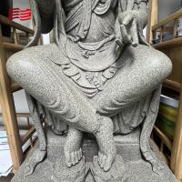 China 1 Color Marble Sculpture for Outdoor Stone Monument Production Custom Figure Buddha for sale
