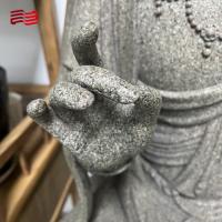 China 1 Color Marble Sculpture for Outdoor Stone Monument Production Custom Figure Buddha for sale
