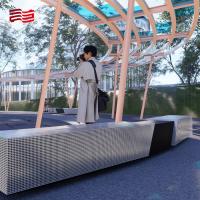 China Modern Art Outdoor Gallery Customized Size for Outdoor Steel Frame Landscape Pergola for sale