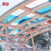 China Modern Art Outdoor Gallery Customized Size for Outdoor Steel Frame Landscape Pergola for sale