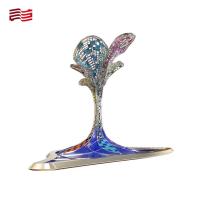 China Customized Modern Style Metallic Luster Supports Outdoor Landscape Sculpture for Mall for sale