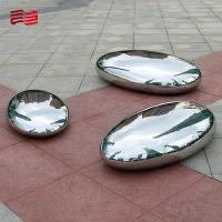 China Custom Size Stainless Steel Sculpture Outdoor Rest Seats for Modern Style Art Furniture for sale