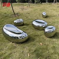 China Park Decoration Sculpture Customizable Outdoor Stainless Steel Metal Mirror Sculpture for sale