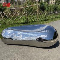 China Park Decoration Sculpture Customizable Outdoor Stainless Steel Metal Mirror Sculpture for sale