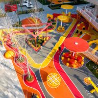 China Outdoor Children's Playground Play and Decoration Planning with Custom Print Method for sale