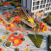 China Outdoor Children's Playground Play and Decoration Planning with Custom Print Method for sale