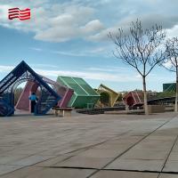 China Stainless Steel Gallery Frame Park Landscape Installation for 's Public Green Spaces for sale