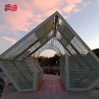 China Stainless Steel Gallery Frame Park Landscape Installation for 's Public Green Spaces for sale