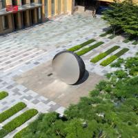China Europe Regional Feature Stainless Steel Forged Abstract Sculpture for Landscaping for sale