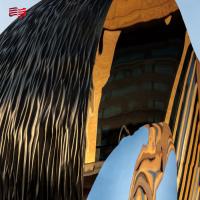 China Europe Regional Feature Stainless Steel Forged Abstract Sculpture for Landscaping for sale