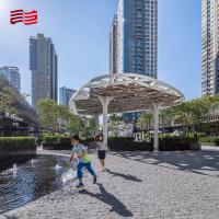 China Stainless Steel Sculptural Art Pavilion with Customized Exterior and Welding Technique for sale