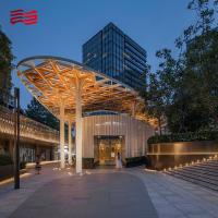 China Stainless Steel Sculptural Art Pavilion with Customized Exterior and Welding Technique for sale