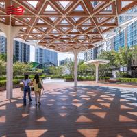 China Stainless Steel Sculptural Art Pavilion with Customized Exterior and Welding Technique for sale