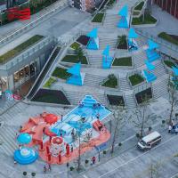 China Customized Die Cutting Printing Children's Playground Equipment for Animal Theme Parks for sale