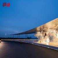China Artistic Leisure Pavilion Design and Construction for Modern Style Welding Technique for sale
