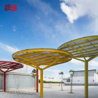 China Stainless Steel Outdoor Sunshade Pavilion in Various Color Combinations for Landscaping for sale