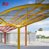 China Stainless Steel Outdoor Sunshade Pavilion in Various Color Combinations for Landscaping for sale
