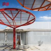 China Stainless Steel Outdoor Sunshade Pavilion in Various Color Combinations for Landscaping for sale