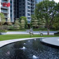 China Stainless Steel Park Landscape Sculpture with Custom Deer Shape and Print Method for sale