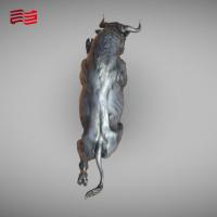 China Europe Regional Feature Life-size Outdoor Bronze Bull Sculpture Animal Statue for sale