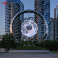 China Stainless Steel Large Photoelectric Interactive Device for City Park Sculpture Square for sale