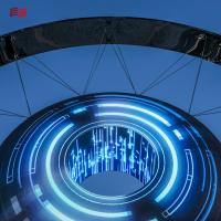 China Stainless Steel Large Photoelectric Interactive Device for City Park Sculpture Square for sale