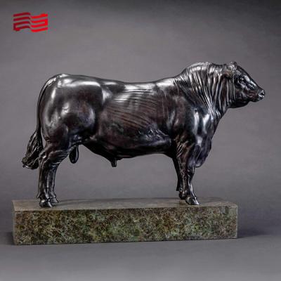 China Artistic Installation Life-size Stainless Steel Bull Pipe Statue for Modernistic Style for sale