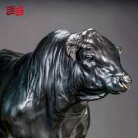 China Artistic Installation Life-size Stainless Steel Bull Pipe Statue for Modernistic Style for sale